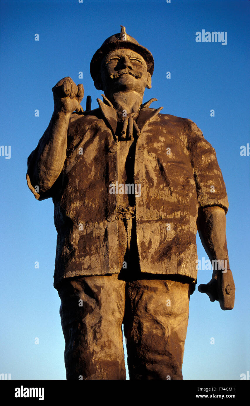 THE BIG MINER NAMED MAP KERNOW, MAP THE MINER REPRESENTS THE CORNISH ...