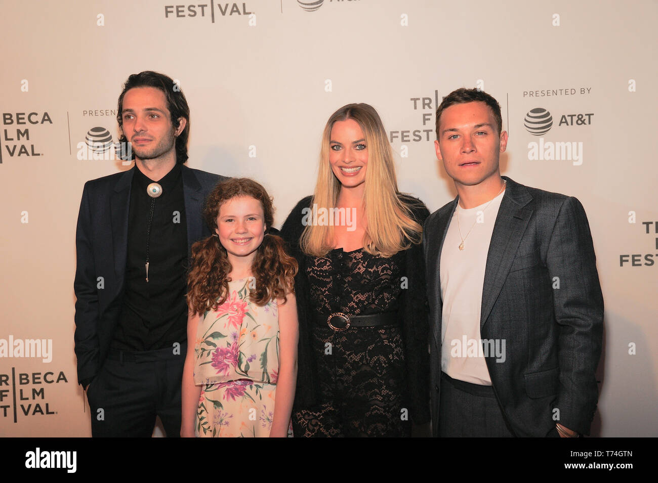 NEW YORK, NY - APRIL 28: (L-R) Miles Joris-Peyrafitte, Darby Camp ...