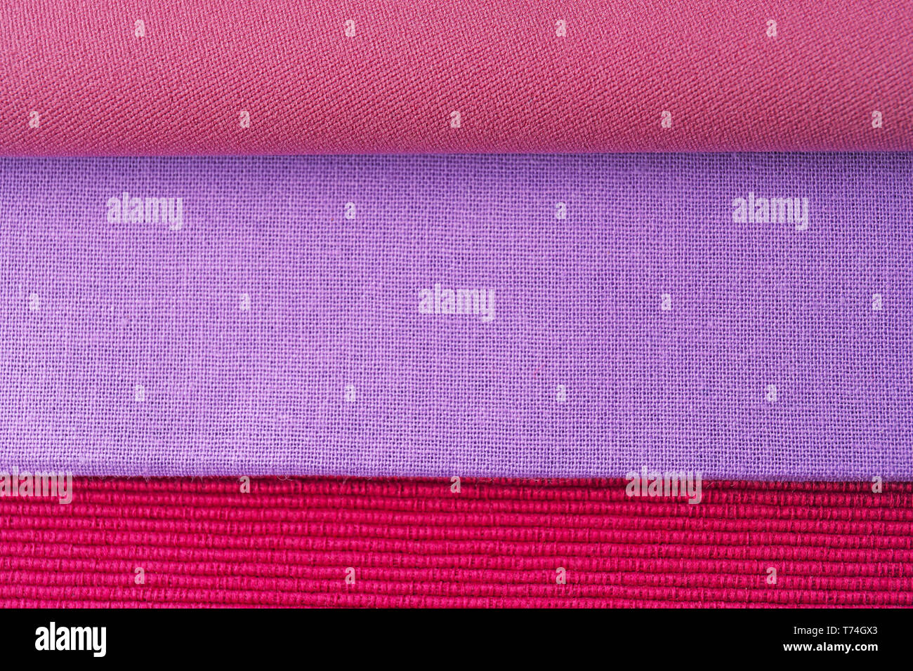 Textures of color fabric, closeup Stock Photo - Alamy