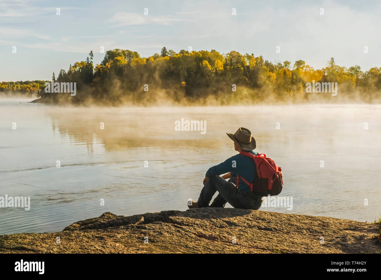 Canadian shield lake hi-res stock photography and images - Alamy
