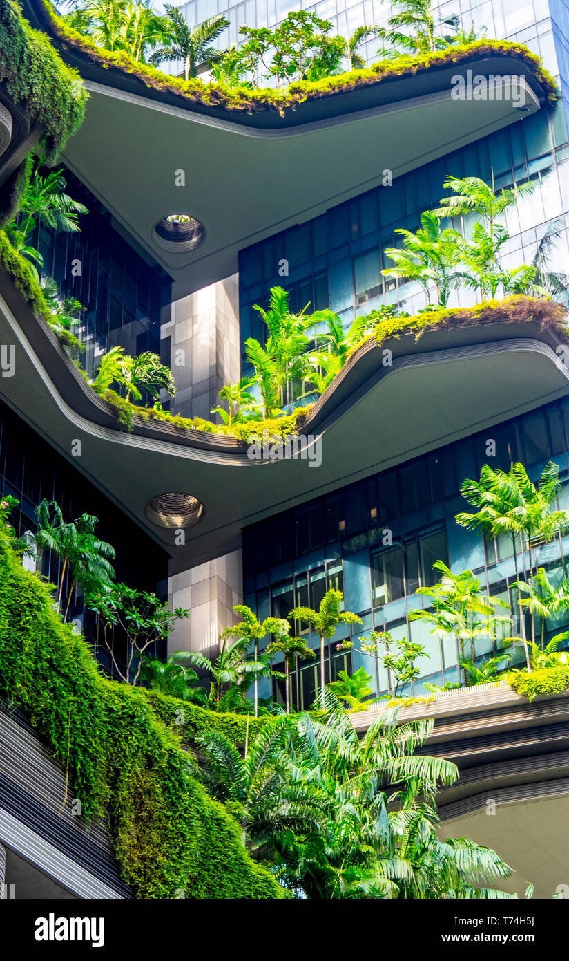Parkroyal on Pickering hotel accommodation in Chinatown with elevated ...