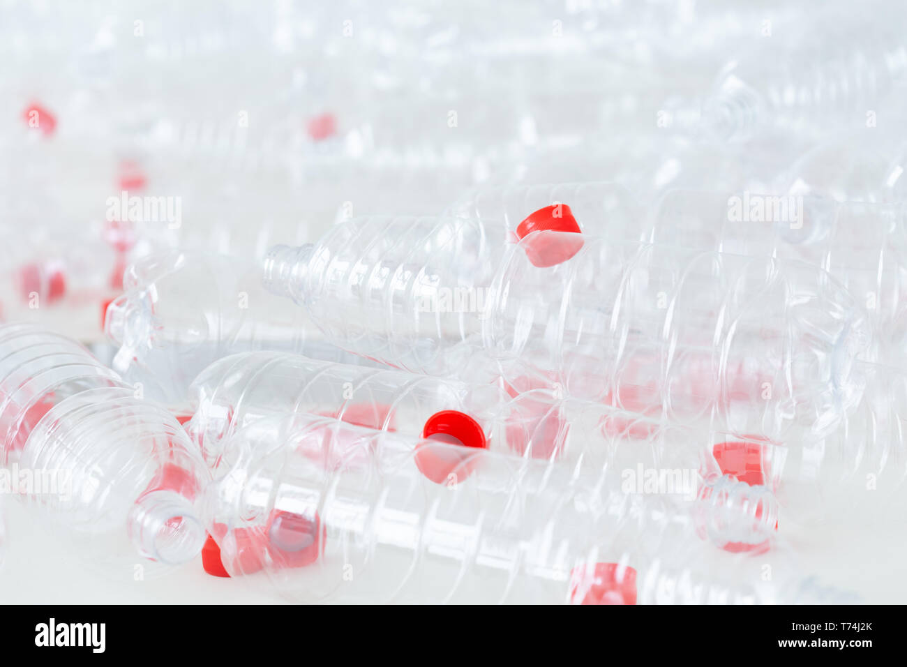 Environment disaster, ecological problems and recyclable plastic - Pile ...