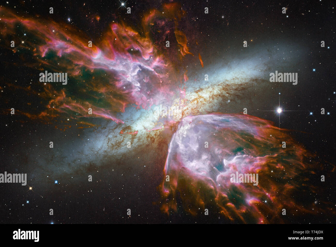 Nebulae and many stars in outer space. Elements of this image furnished ...