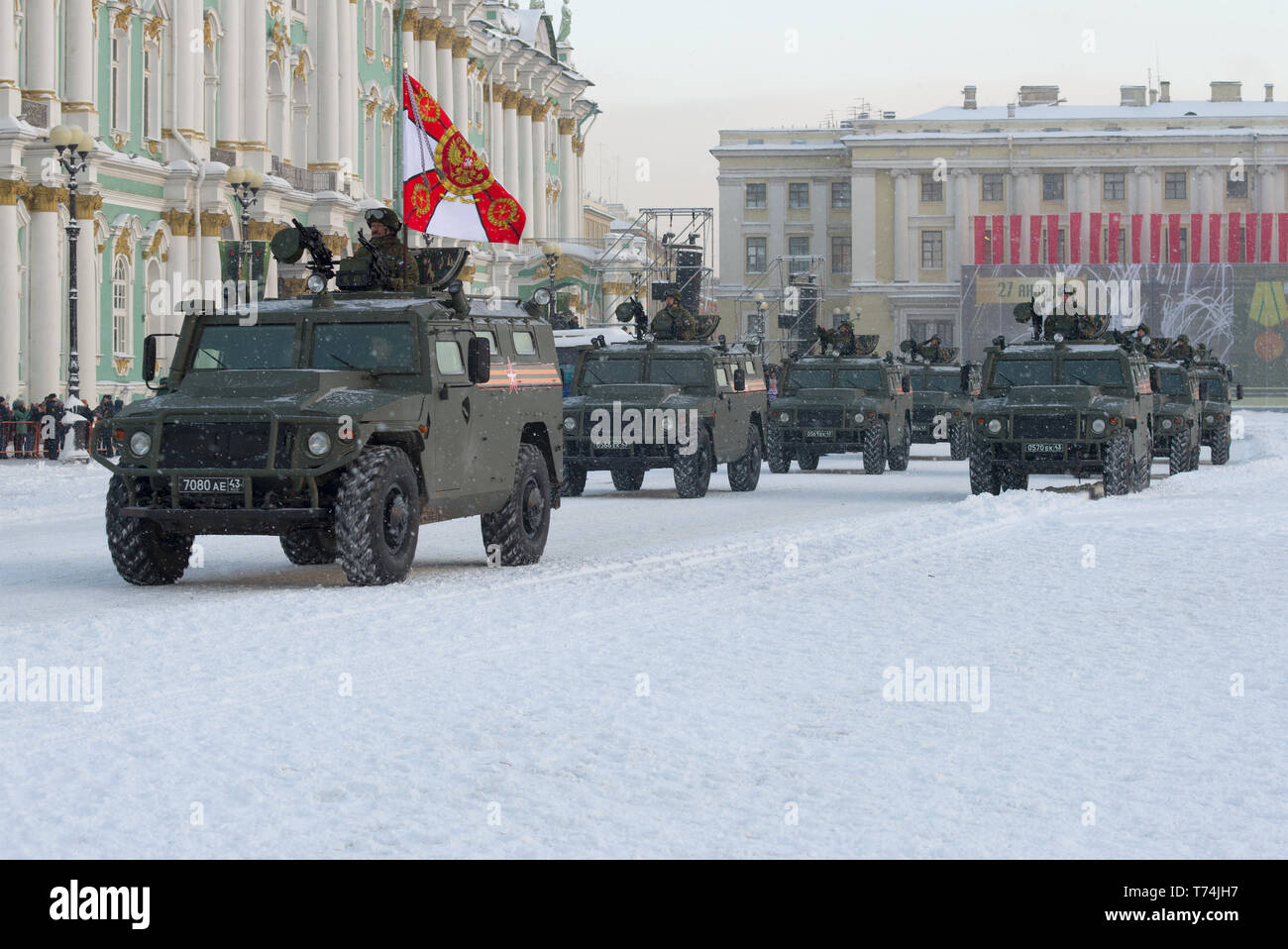 Russian armored column hi-res stock photography and images - Alamy