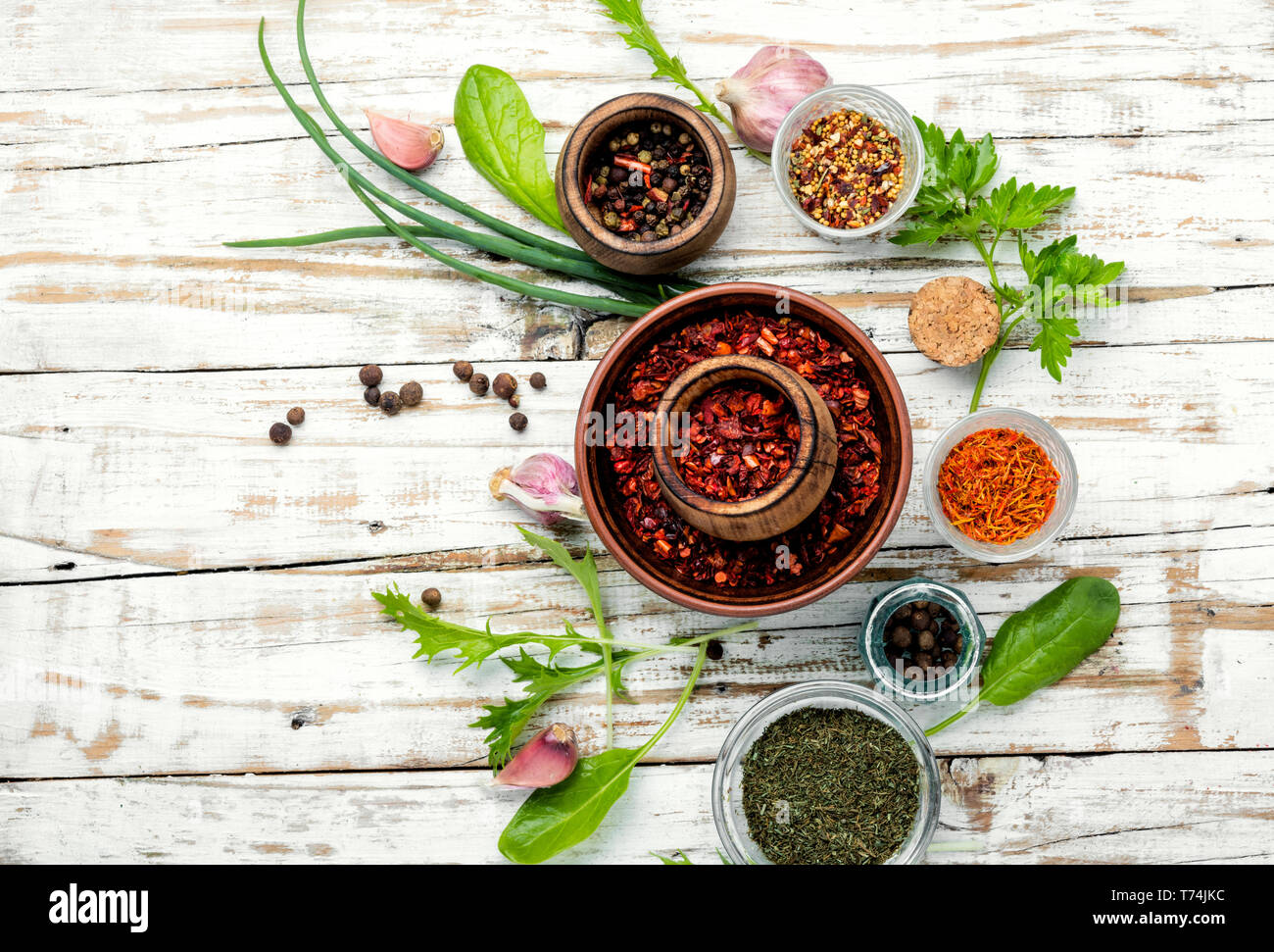 Oriental spice set coriander hi-res stock photography and images - Alamy