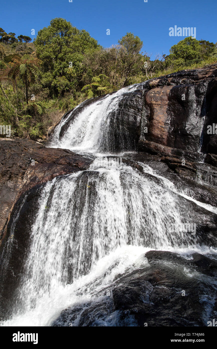 Baker's Falls waterfall, Horton Plains National Park, Central Province ...