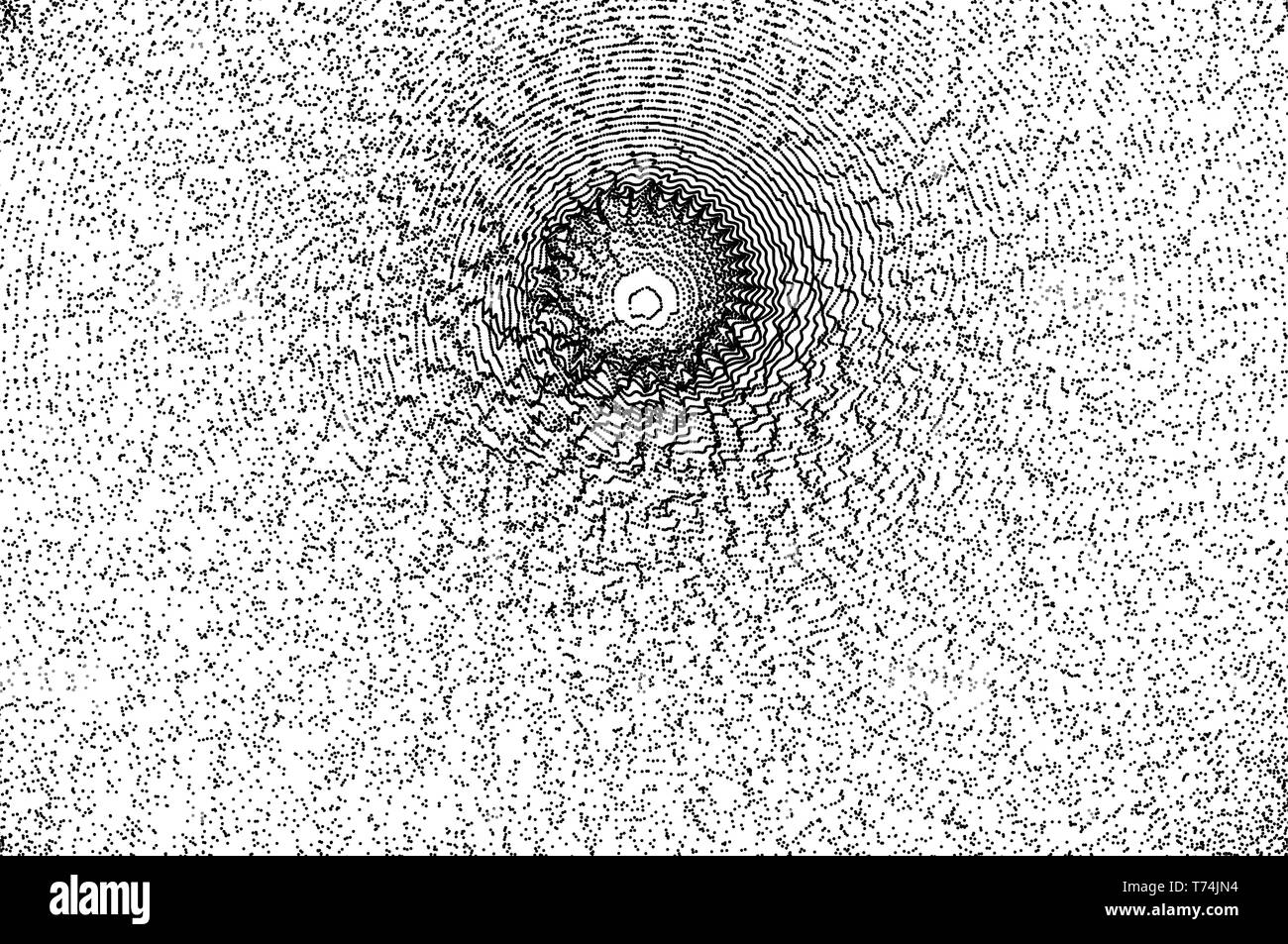 Abstract science or technology background. Network illustration with ...