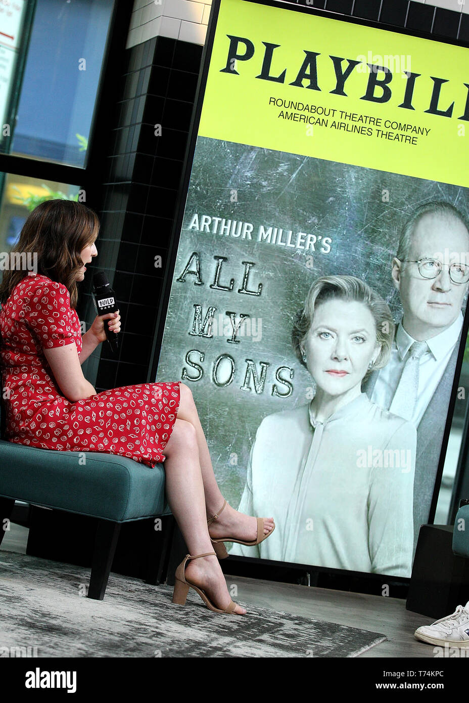 New York, USA. 3 May, 2019. Francesca Carpanini at the BUILD Series ...