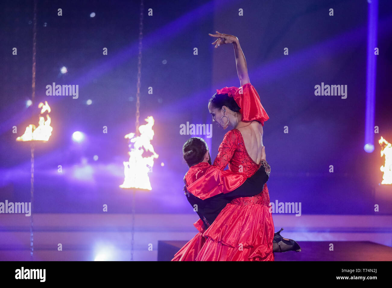 Cologne, Germany. 03rd May, 2019. Barbara Becker, designer, and Massimo ...