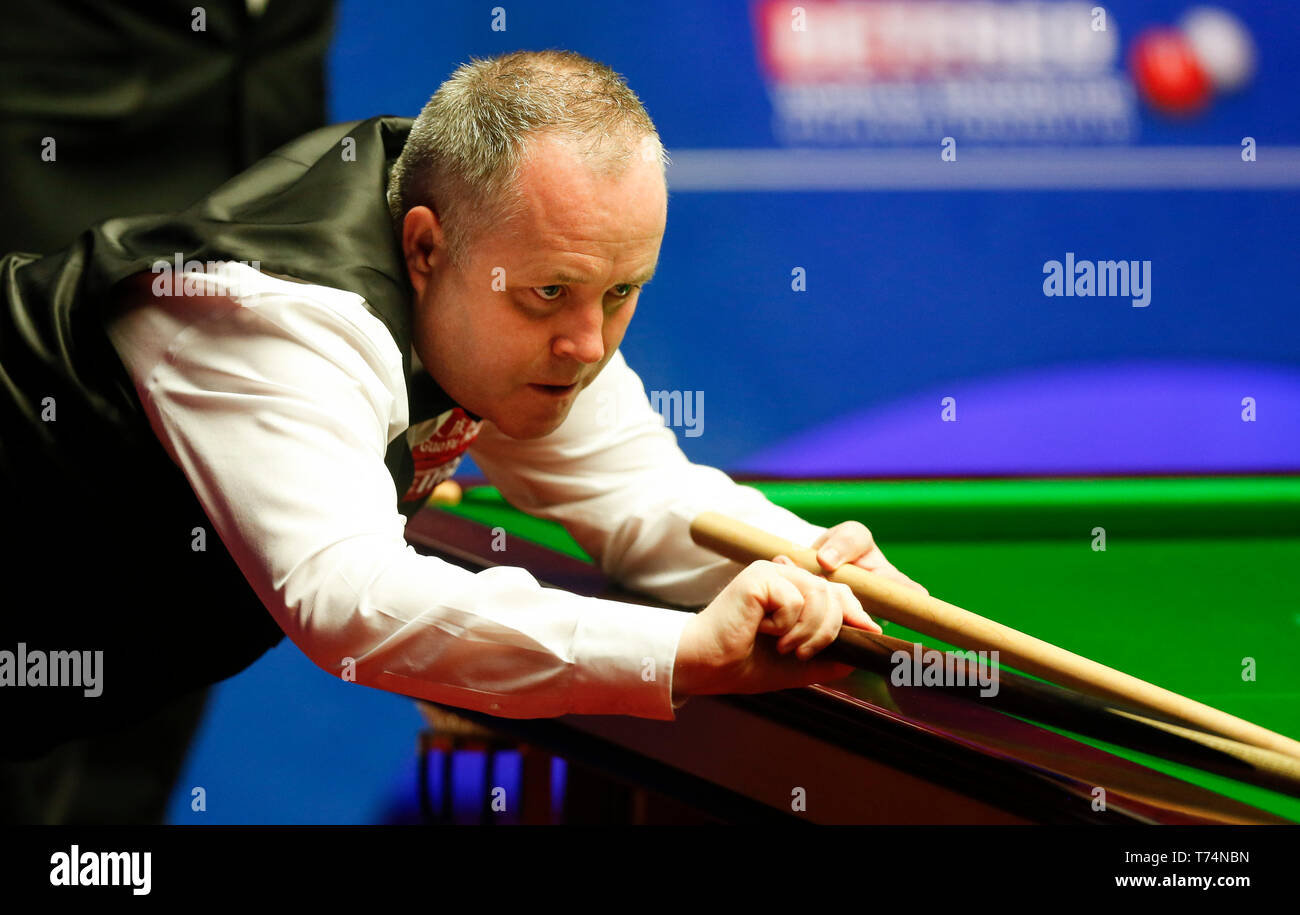 Sheffield. 3rd May, 2019. Scotland's John Higgins competes during the ...
