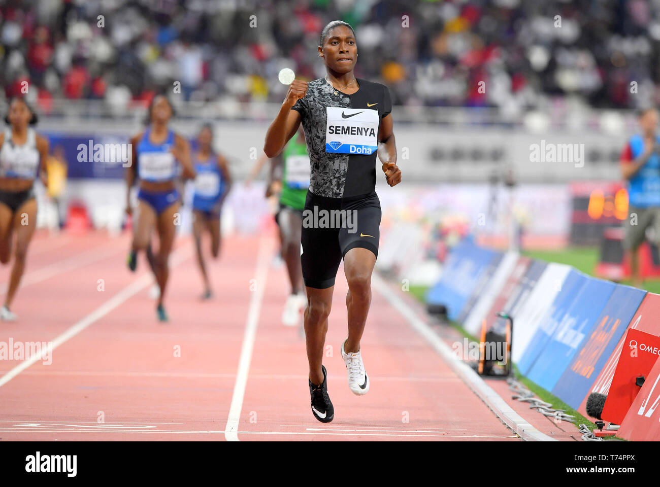 Doha, Qatar. 03rd May, 2019. Caster Semnya (RSA) wins the women's 800m ...