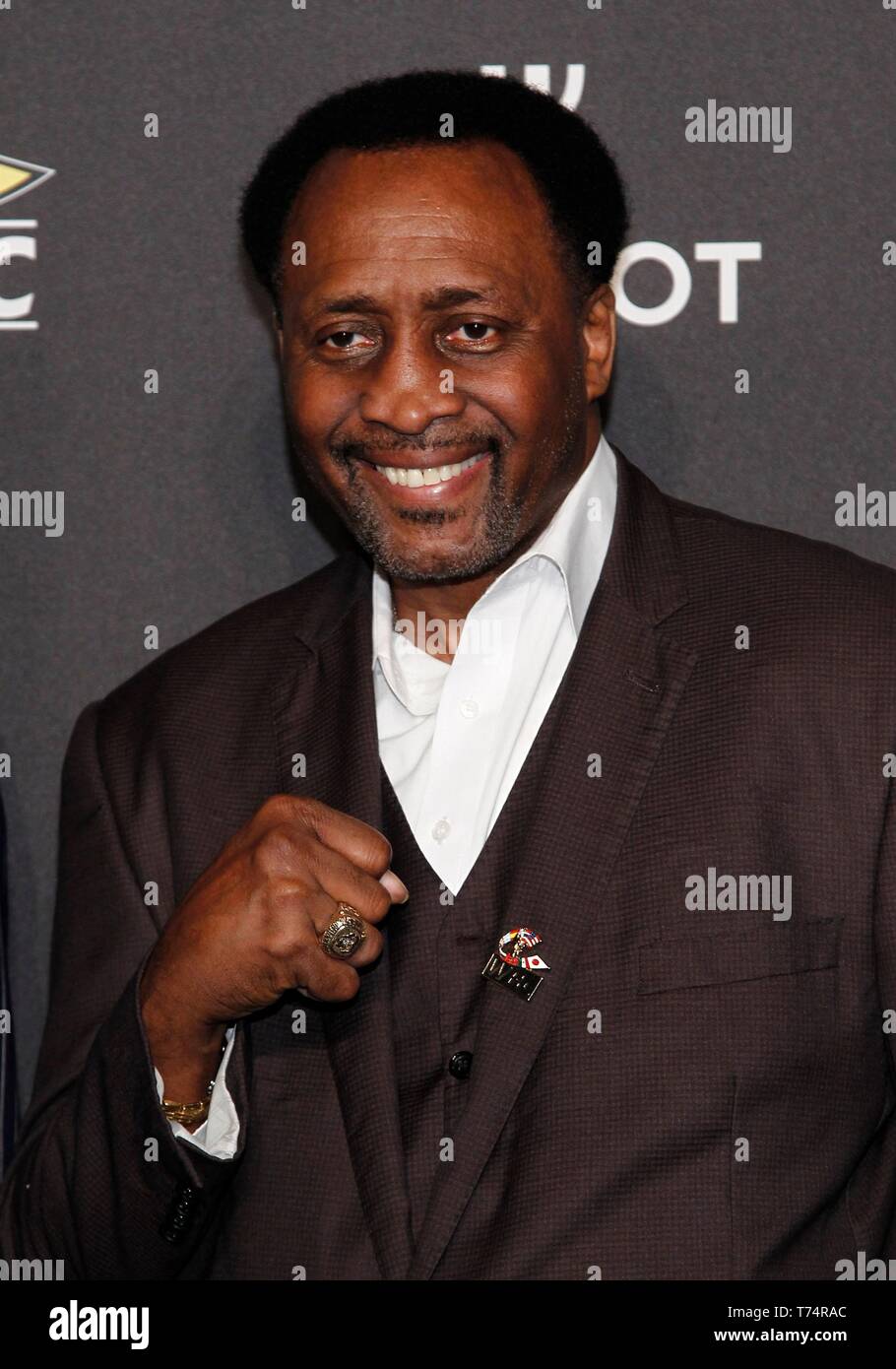 Las Vegas, NV, USA. 3rd May, 2019. Thomas Hearns at arrivals for Hublot ...