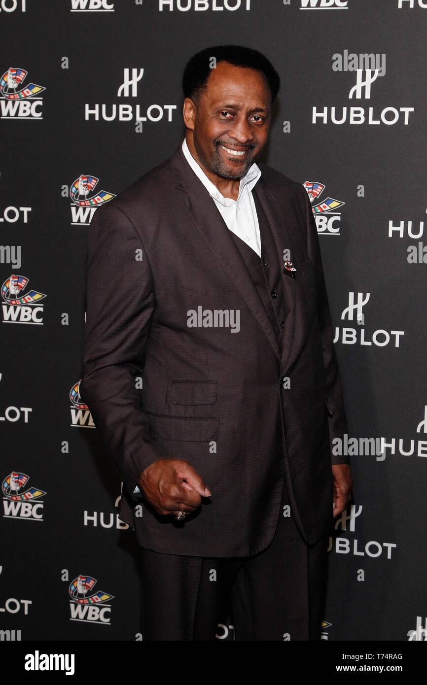 Las Vegas, NV, USA. 3rd May, 2019. Thomas Hearns at arrivals for Hublot ...