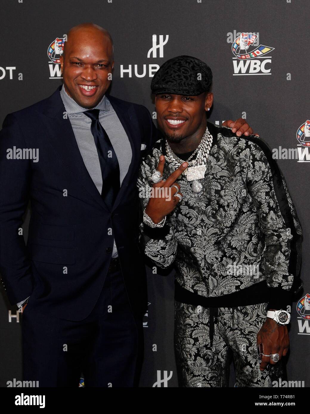 Las Vegas, NV, USA. 3rd May, 2019. Derrick James, Jermell Charlo at ...
