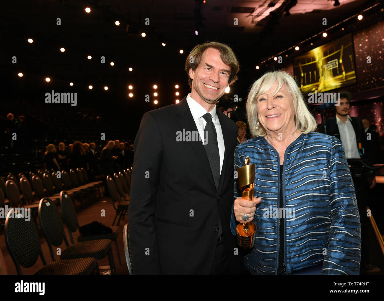 Berlin, Germany. 03rd May, 2019. The director and actress Margarethe ...