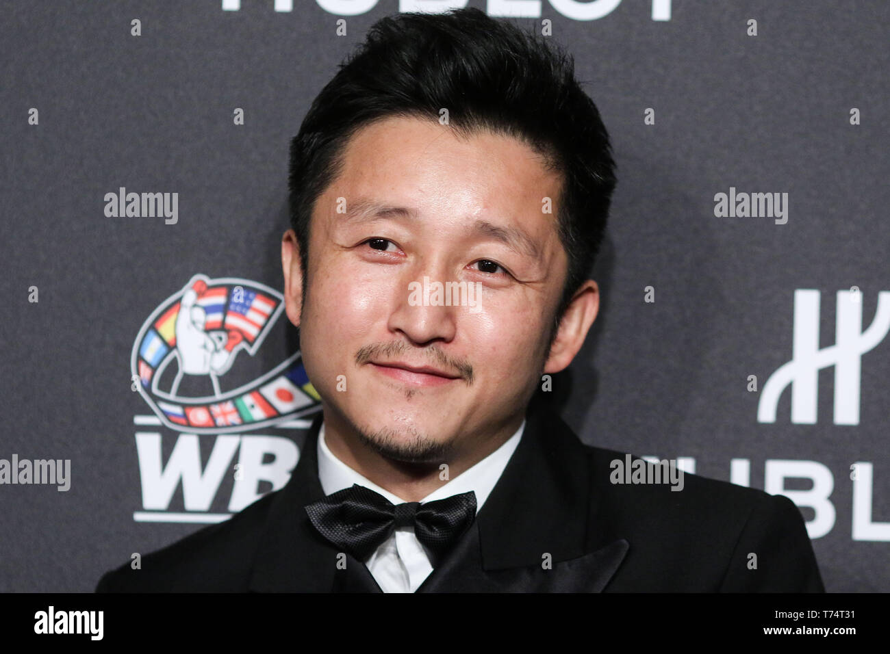 LAS VEGAS, NEVADA, USA - MAY 03: Zou Shiming arrives at the Hublot x ...