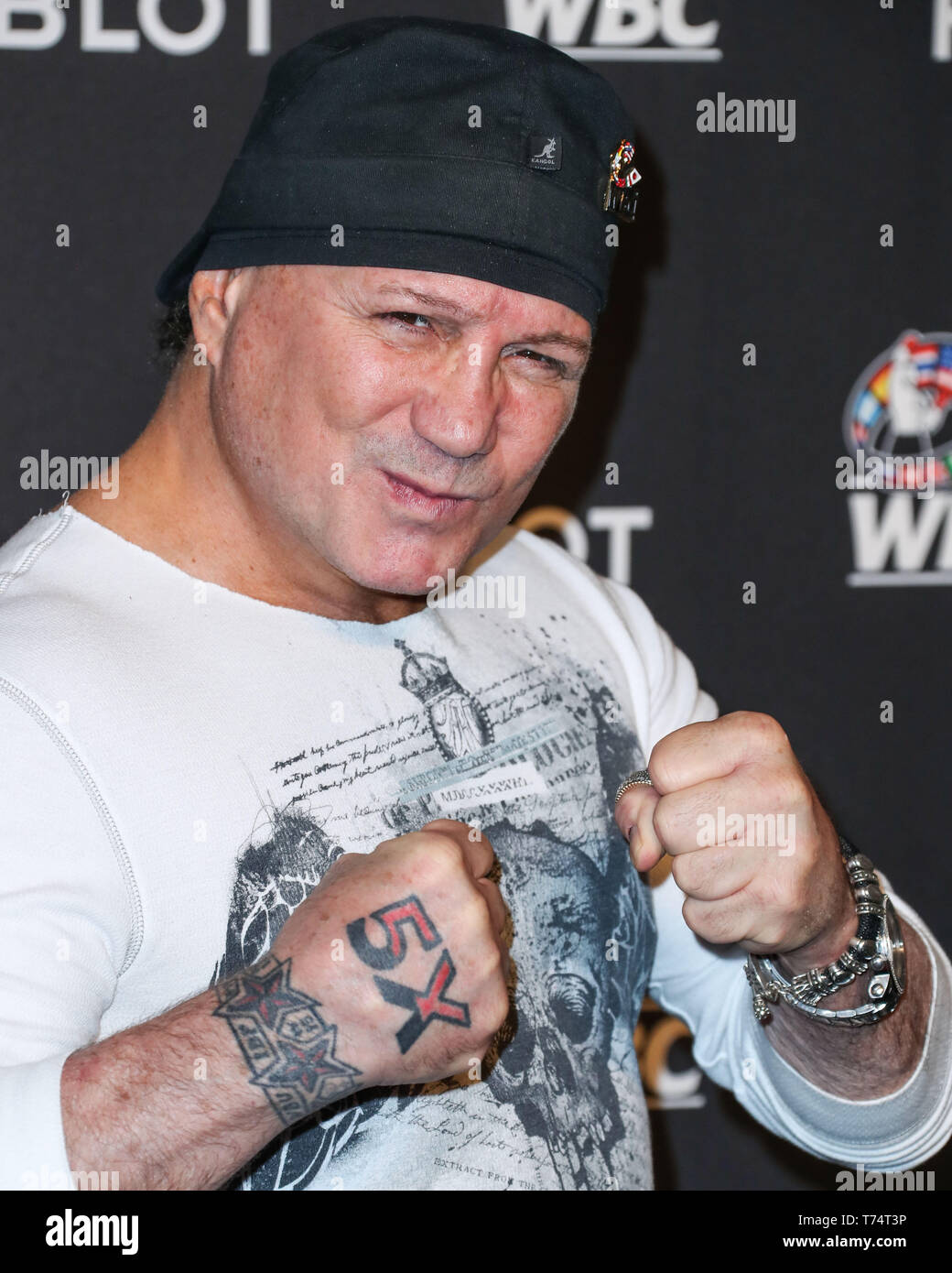 LAS VEGAS, NEVADA, USA - MAY 03: Vinny Paz arrives at the Hublot x WBC ...