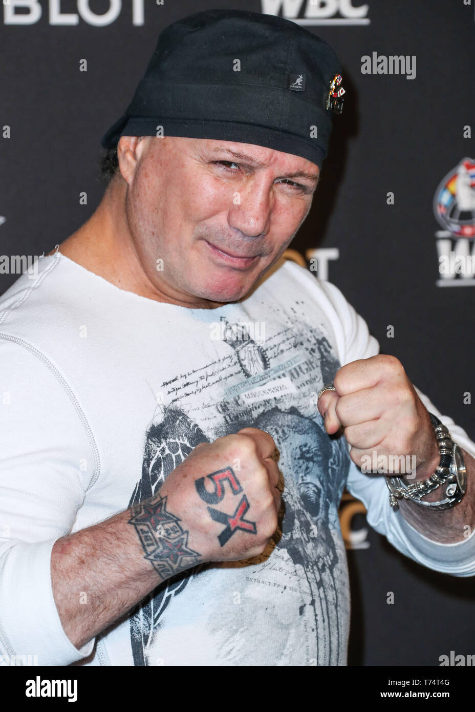 LAS VEGAS, NEVADA, USA - MAY 03: Vinny Paz arrives at the Hublot x WBC ...