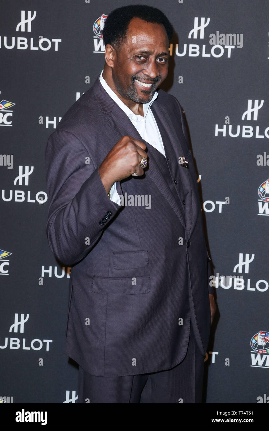 LAS VEGAS, NEVADA, USA - MAY 03: Thomas Hearns arrives at the Hublot x ...