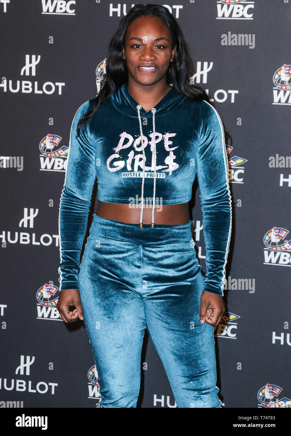 LAS VEGAS, NEVADA, USA - MAY 03: Claressa Shields arrives at the Hublot ...
