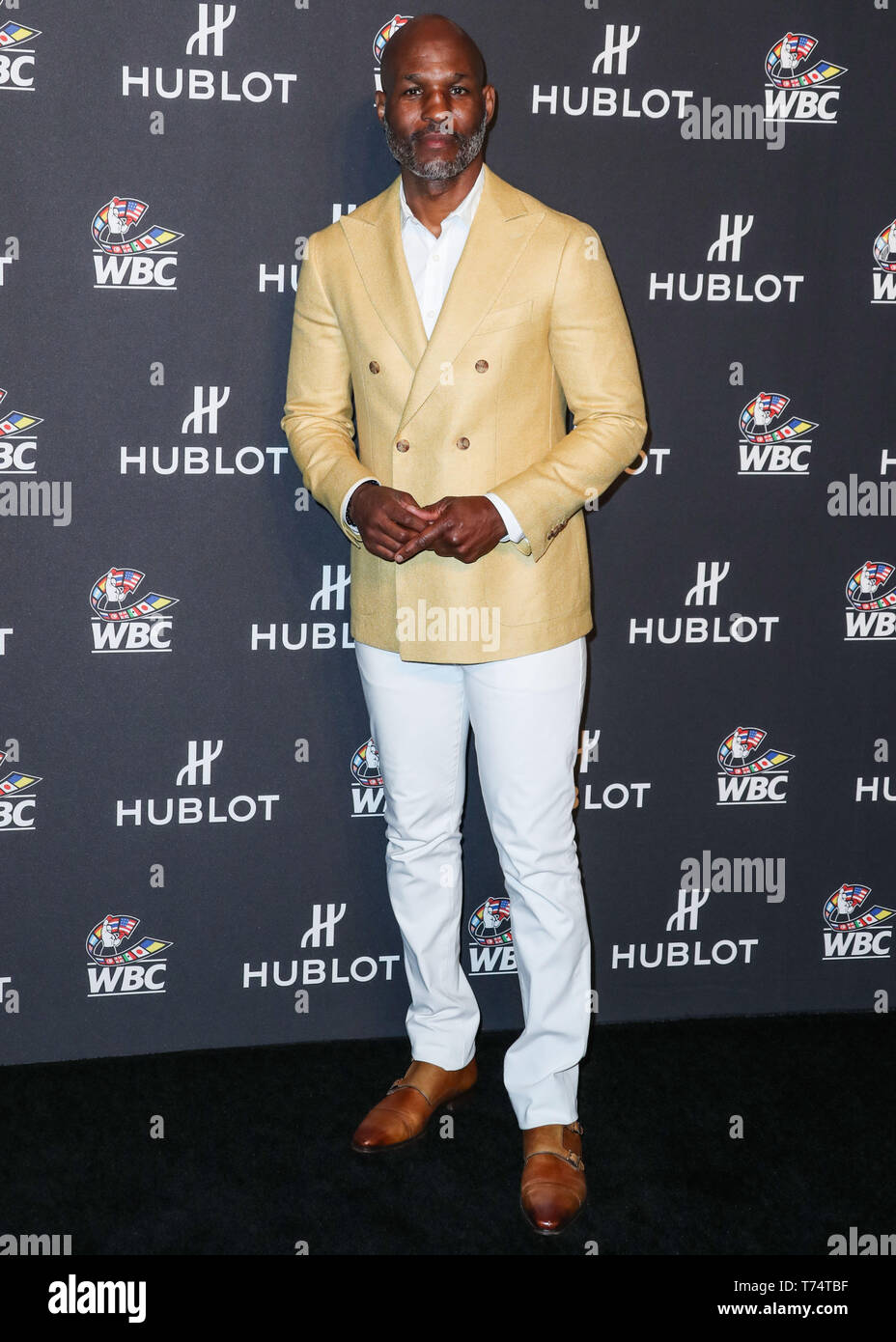 LAS VEGAS, NEVADA, USA - MAY 03: Bernard Hopkins arrives at the Hublot ...