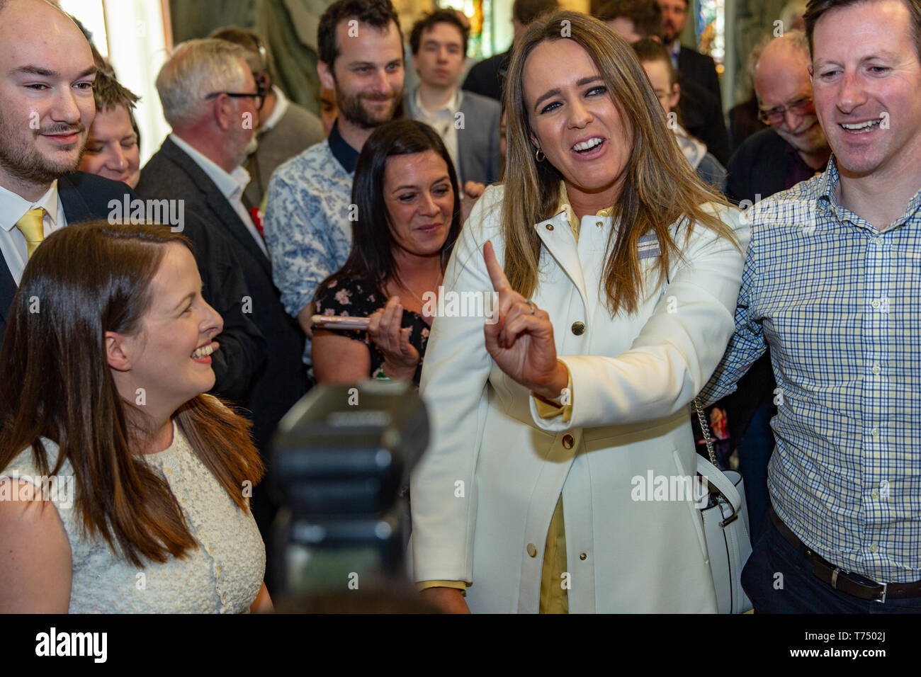 Belfast, UK. 04th May, 2019. 04/May/2019 Belfast Local Election Results ...
