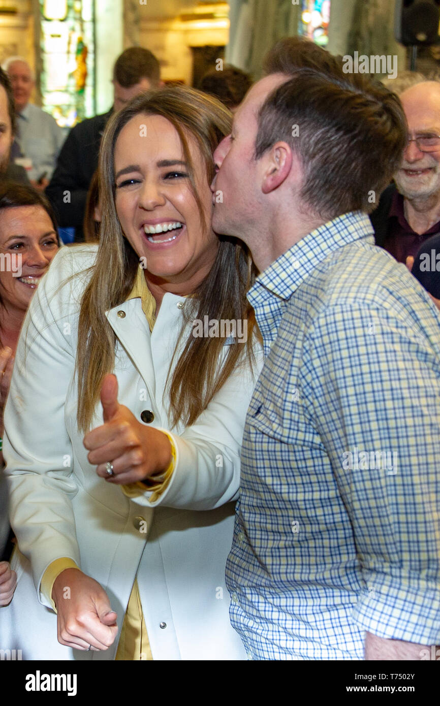 Belfast, UK. 04th May, 2019. 04/May/2019 Belfast Local Election Results ...