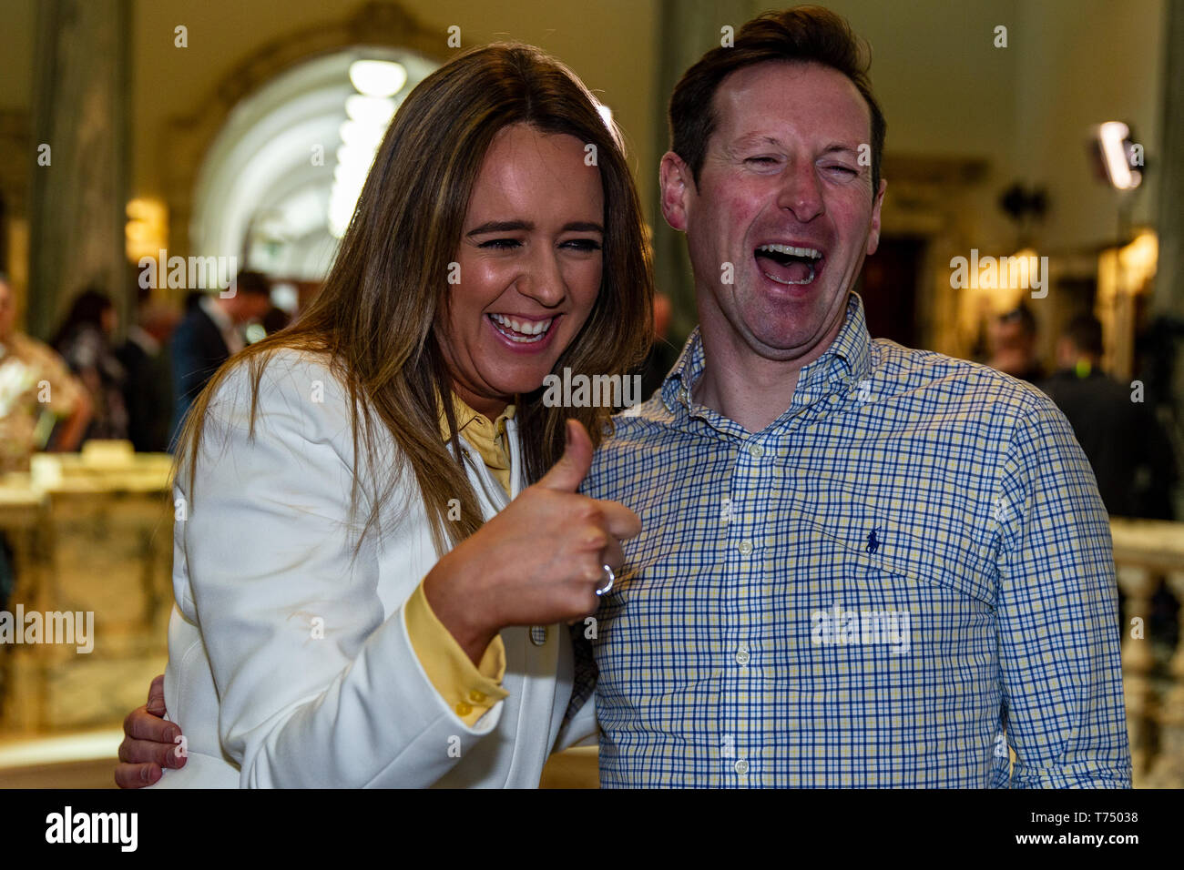 Belfast, UK. 04th May, 2019. 04/May/2019 Belfast Local Election Results ...