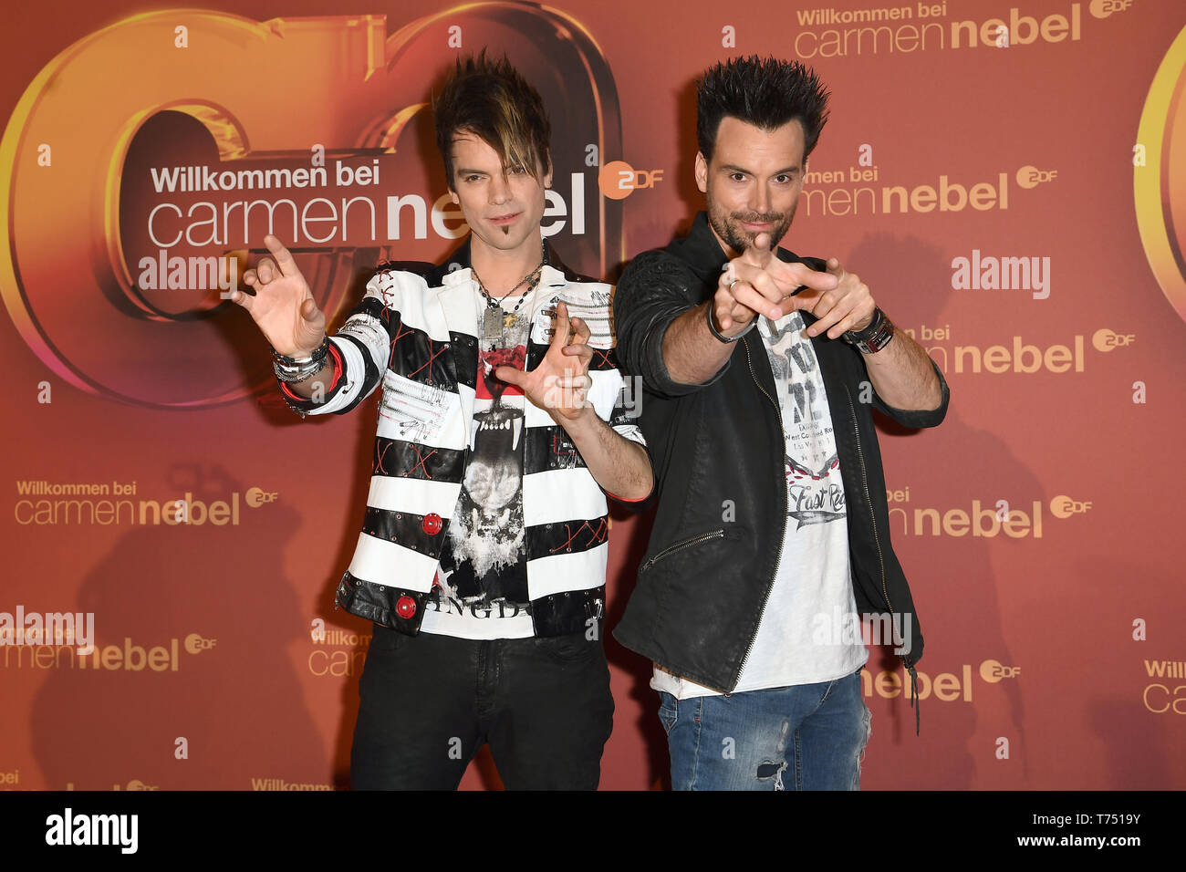 Berlin, Germany. 04th May, 2019. The German magician duo, the Ehrlich ...