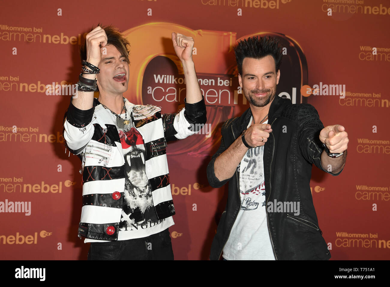 Berlin, Germany. 04th May, 2019. The German magician duo, the Ehrlich ...