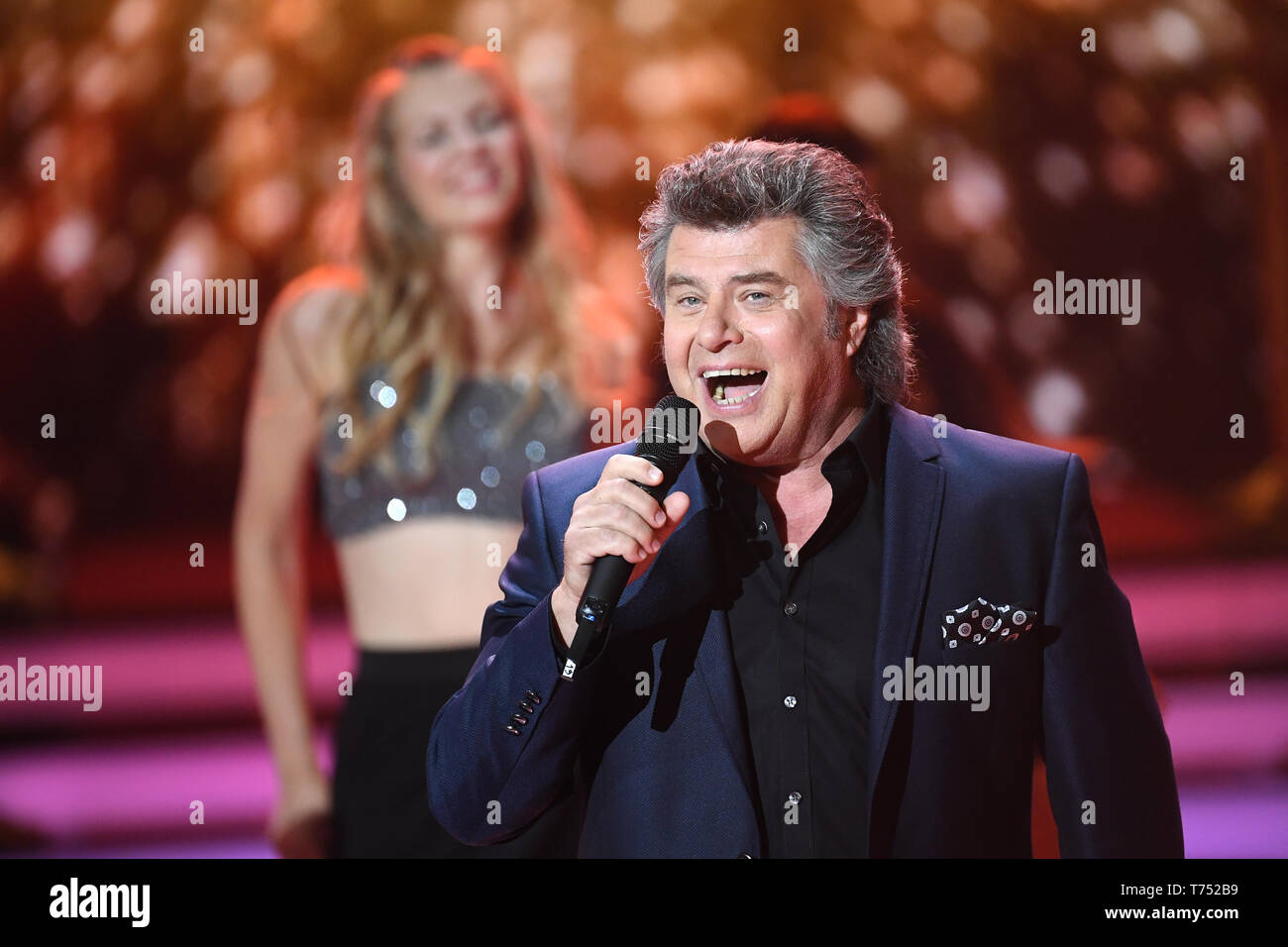 Berlin, Germany. 04th May, 2019. The singer Andy Borg sings at the ZDF ...