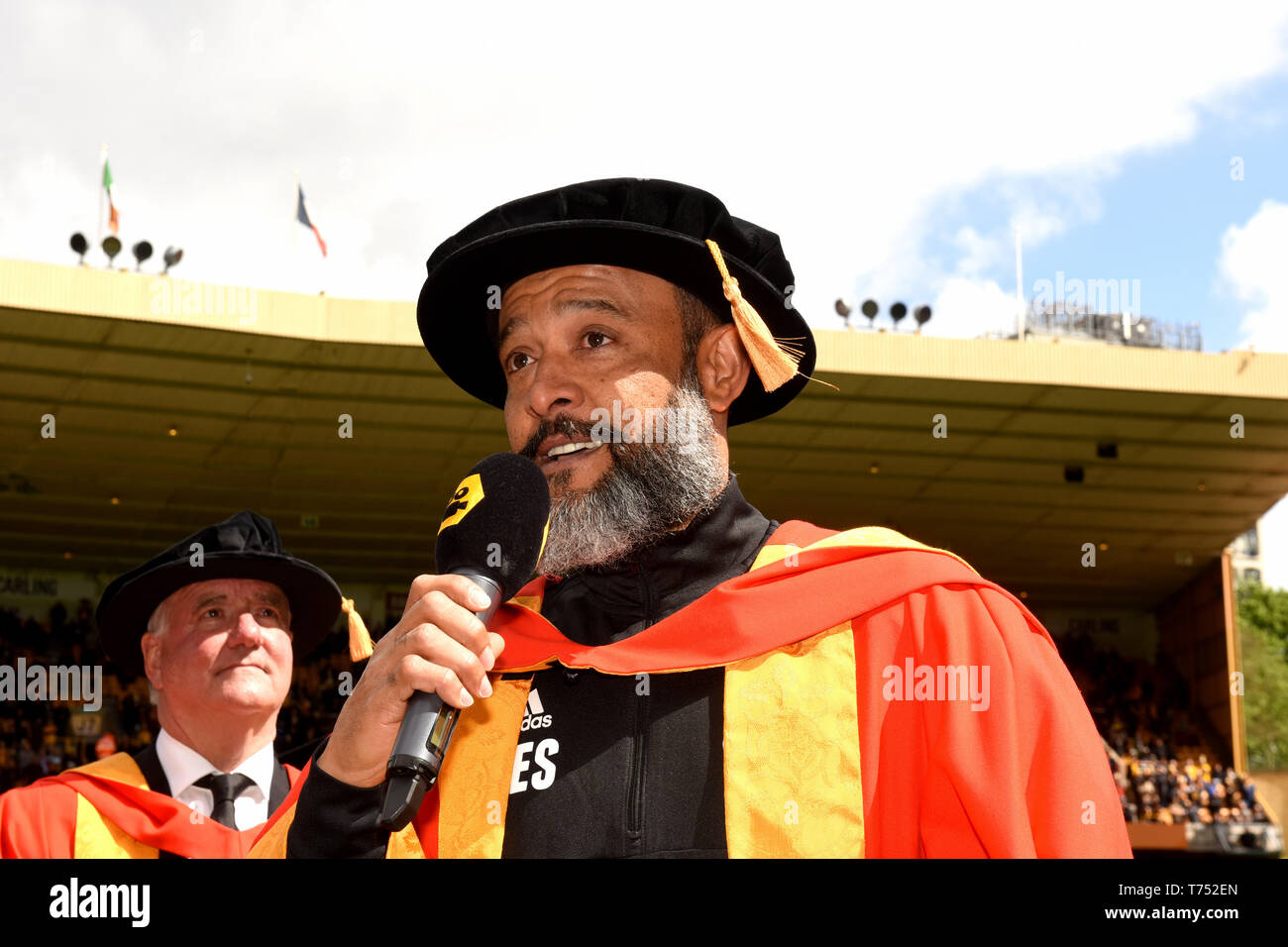 Wolverhampton Wanderers FC head coach Nuno Espirito Santo being made ...