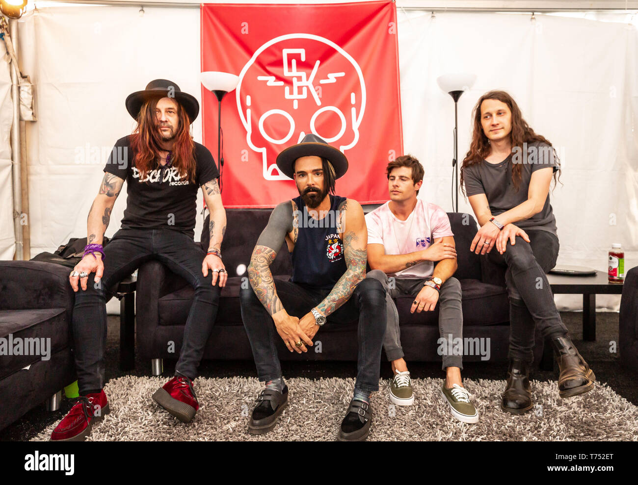 Atlanta, Georgia, USA. 03rd May, 2019. Chris Carrabba, Scott Schoenbeck ...