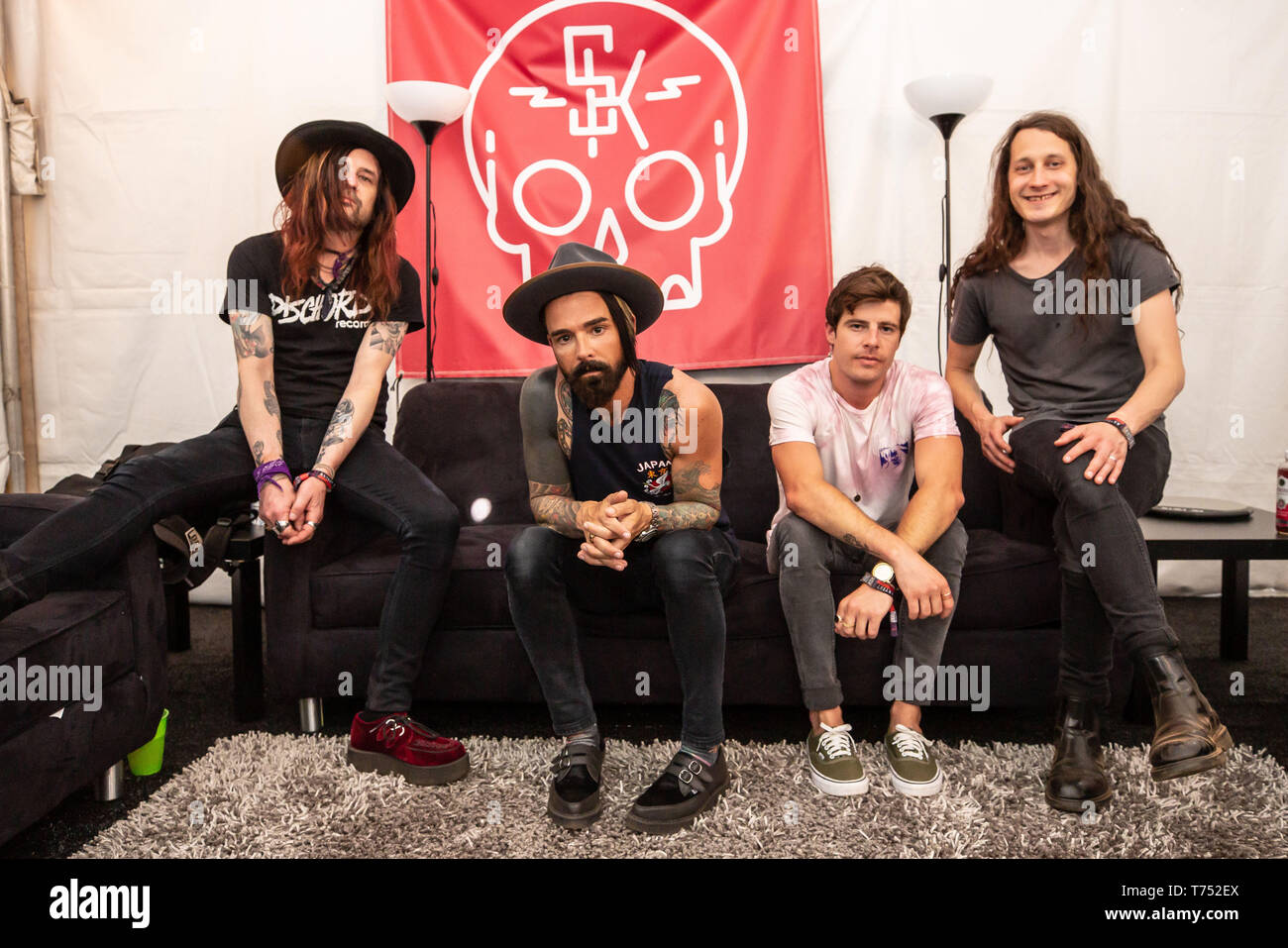 Atlanta, Georgia, USA. 03rd May, 2019. Chris Carrabba, Scott Schoenbeck ...