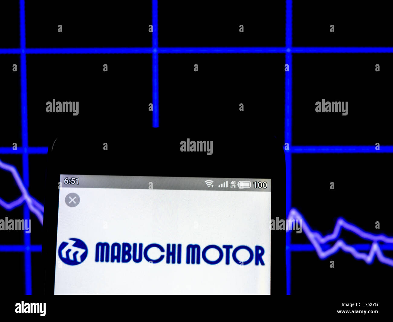 Ukraine. 4th May, 2019. In this photo illustration a Mabuchi Motor ...