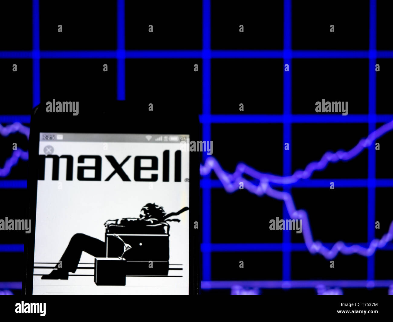 Maxell logo hi-res stock photography and images - Alamy