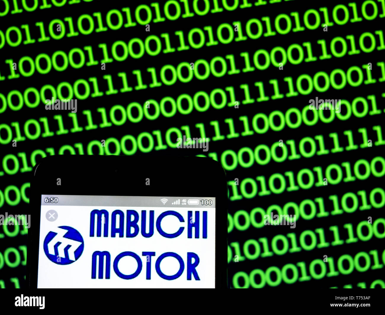 Ukraine. 4th May, 2019. In this photo illustration a Mabuchi Motor ...