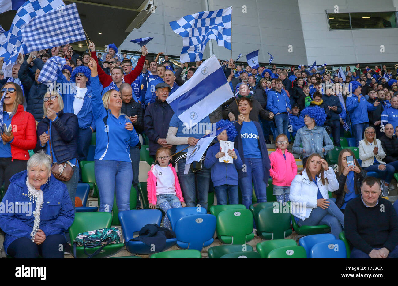 Ballinamallard supporters hi-res stock photography and images - Alamy