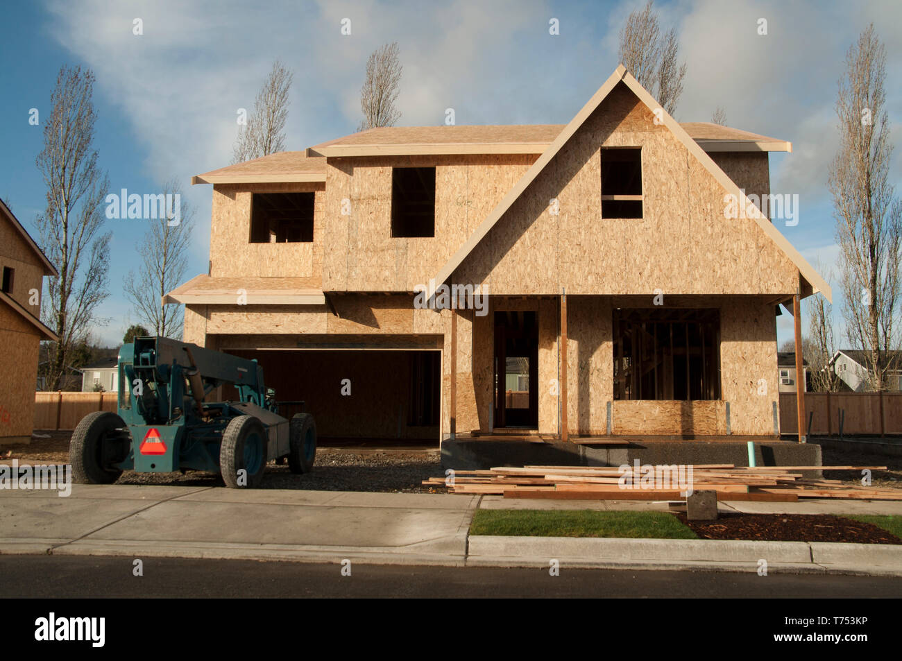 New Homes under construction in Monroe,Washington north of Seattle ...