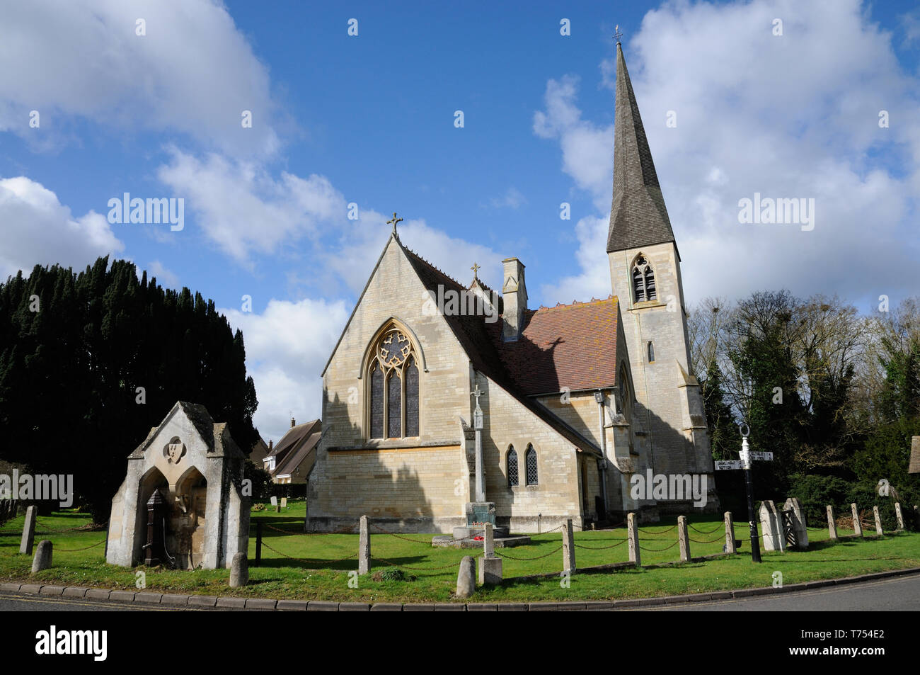 St James the Great Church, Waresley, Cambridgeshire, was built in1857 ...
