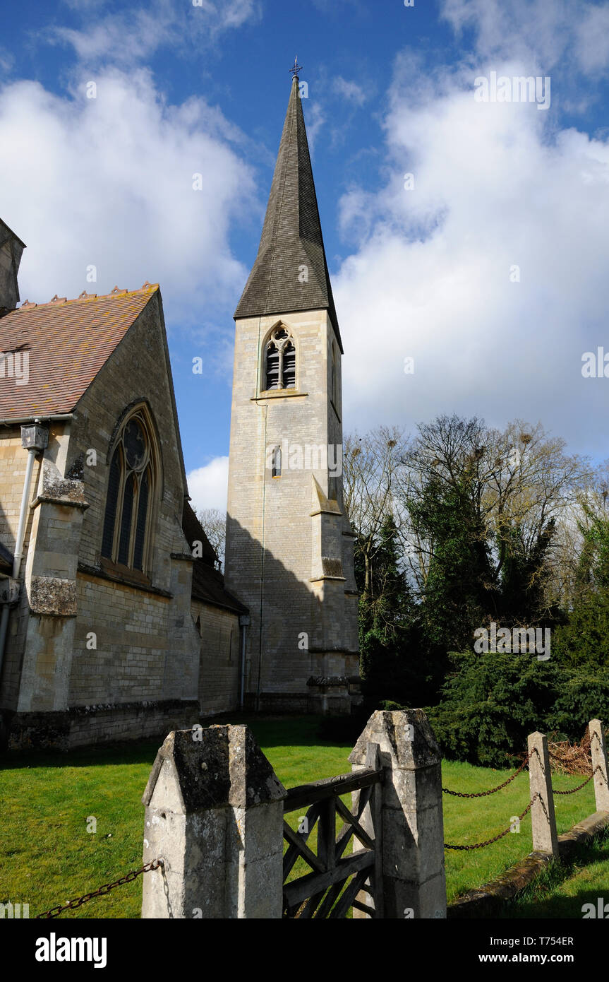 St James the Great Church, Waresley, Cambridgeshire, was built in1857 ...