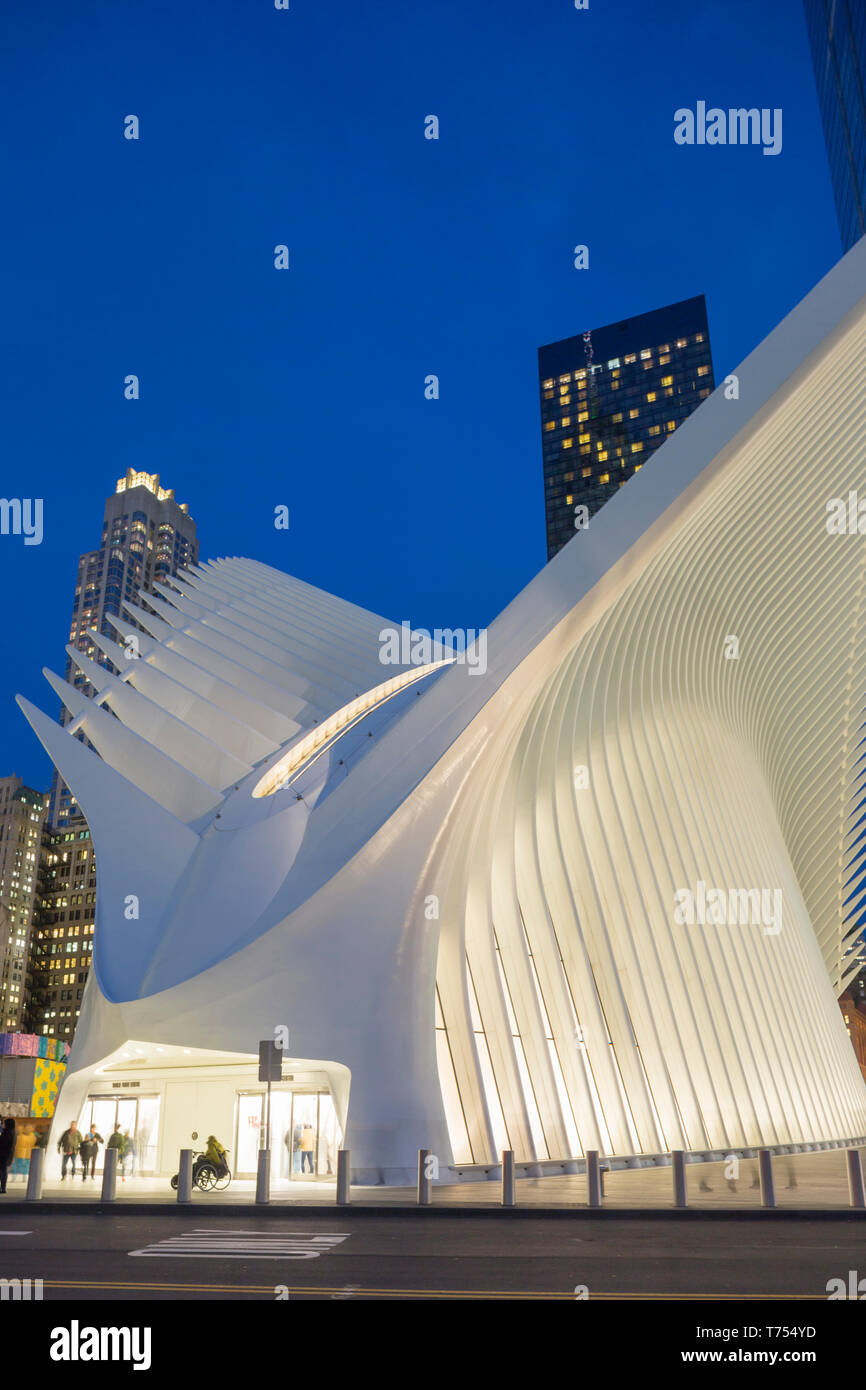 OCULUS MAIN HALL (©SANTIAGO CALATRAVA 2018) WESTFIELD WORLD TRADE ...