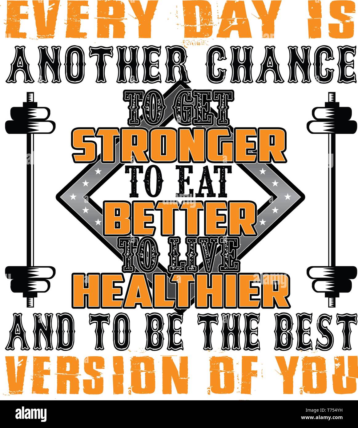 Exercise every day Stock Vector Images - Alamy