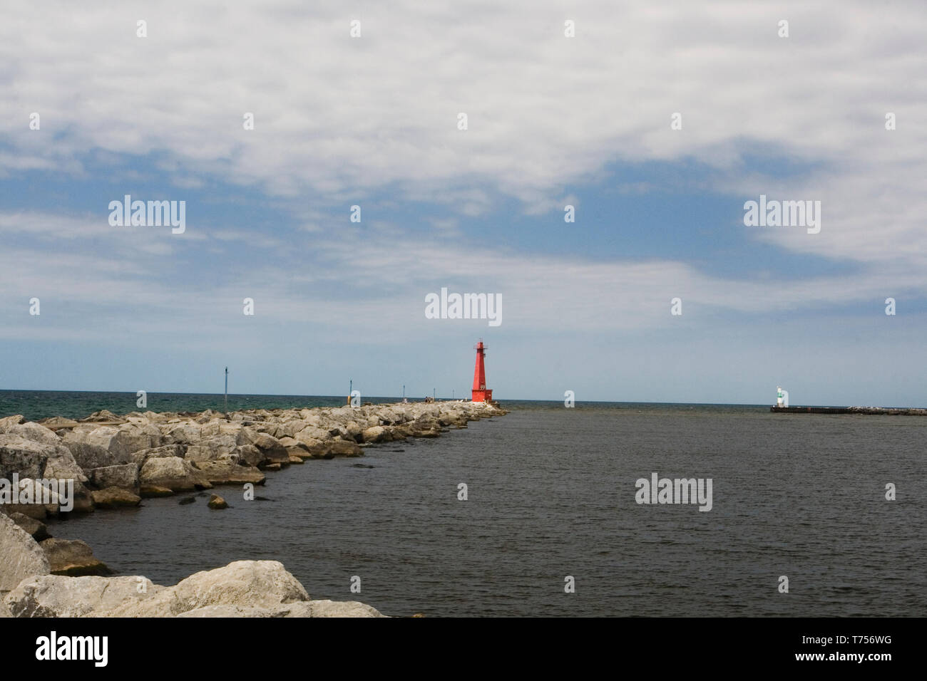 Muskegon, Michigan Lighthouse Stock Photo - Alamy