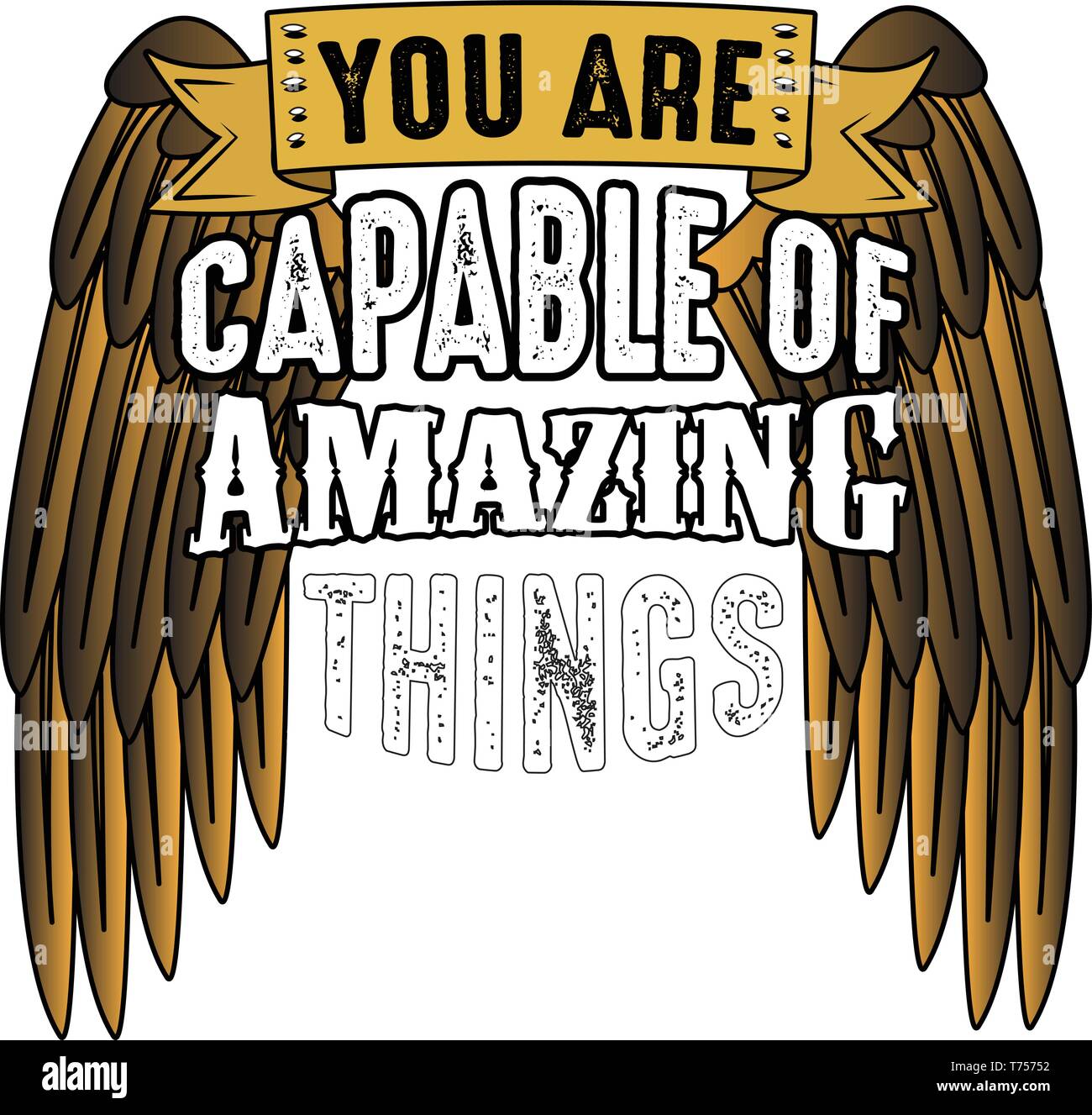 You are Capable of amazing things Stock Vector Image & Art - Alamy