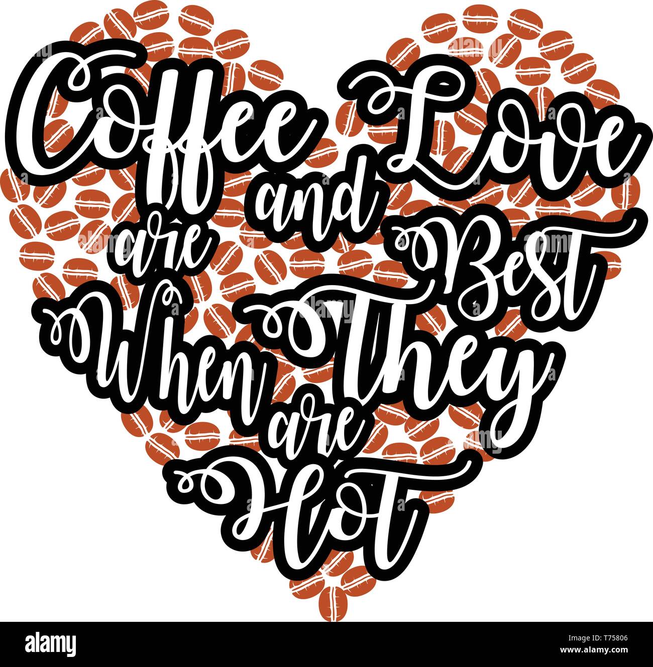 Best Coffee T Shirt Stock Vector Images - Alamy