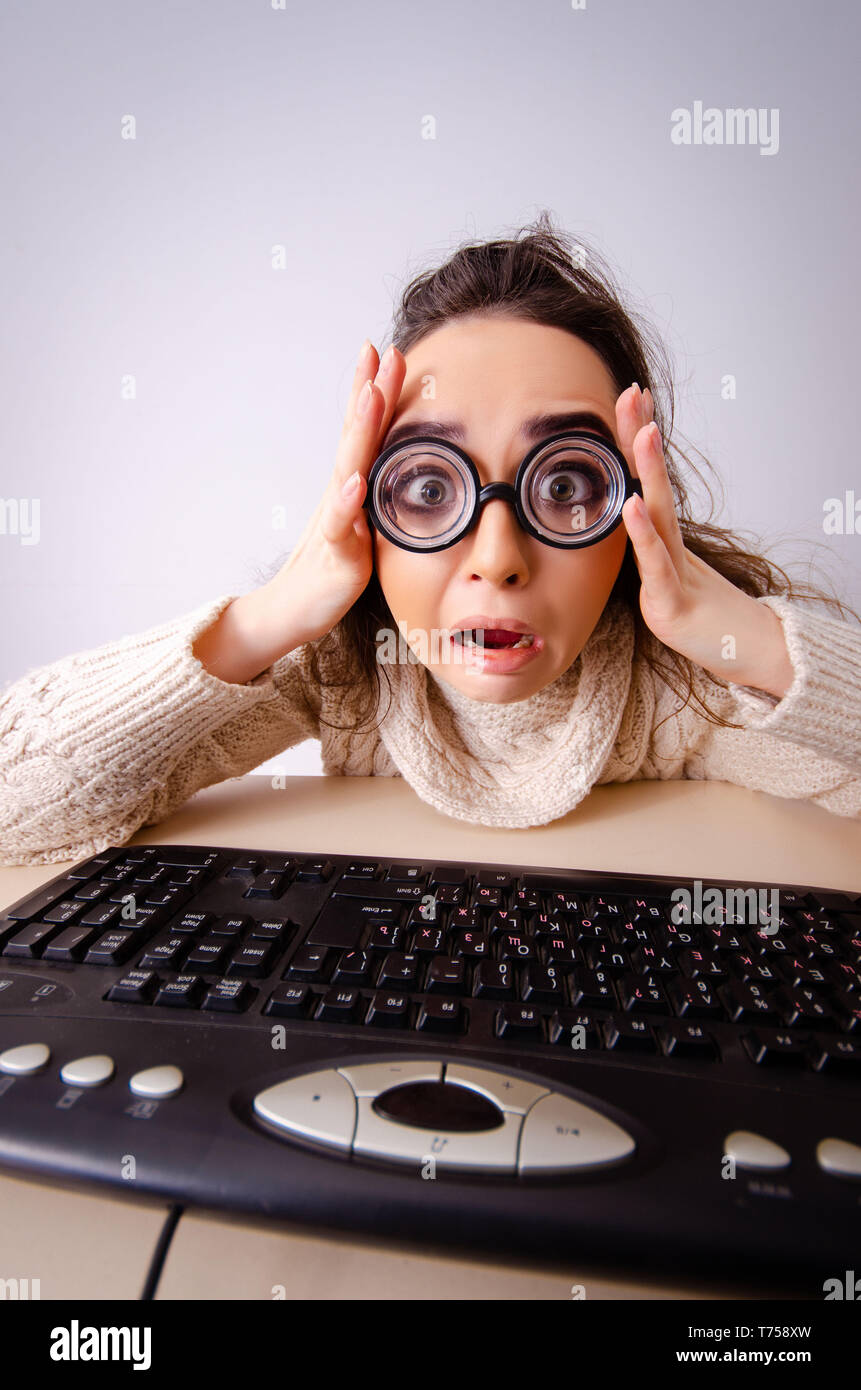 Computer Addict Funny