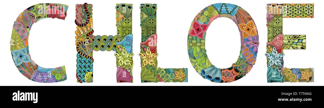 Chloe fashion Stock Vector Images - Alamy