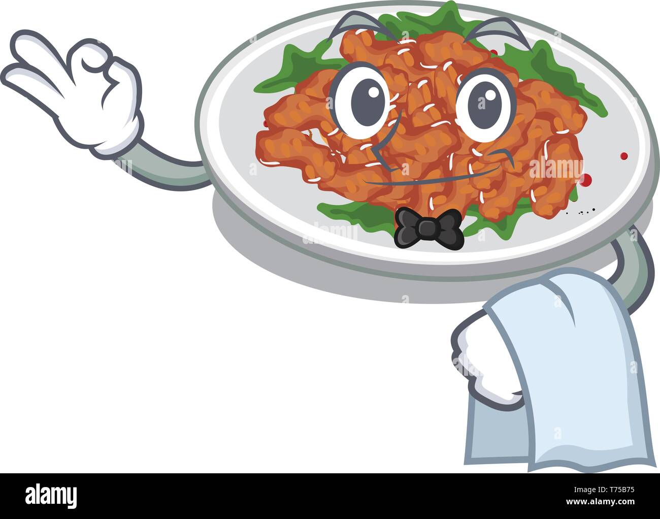 Fast food in a tray Stock Vector Images - Alamy