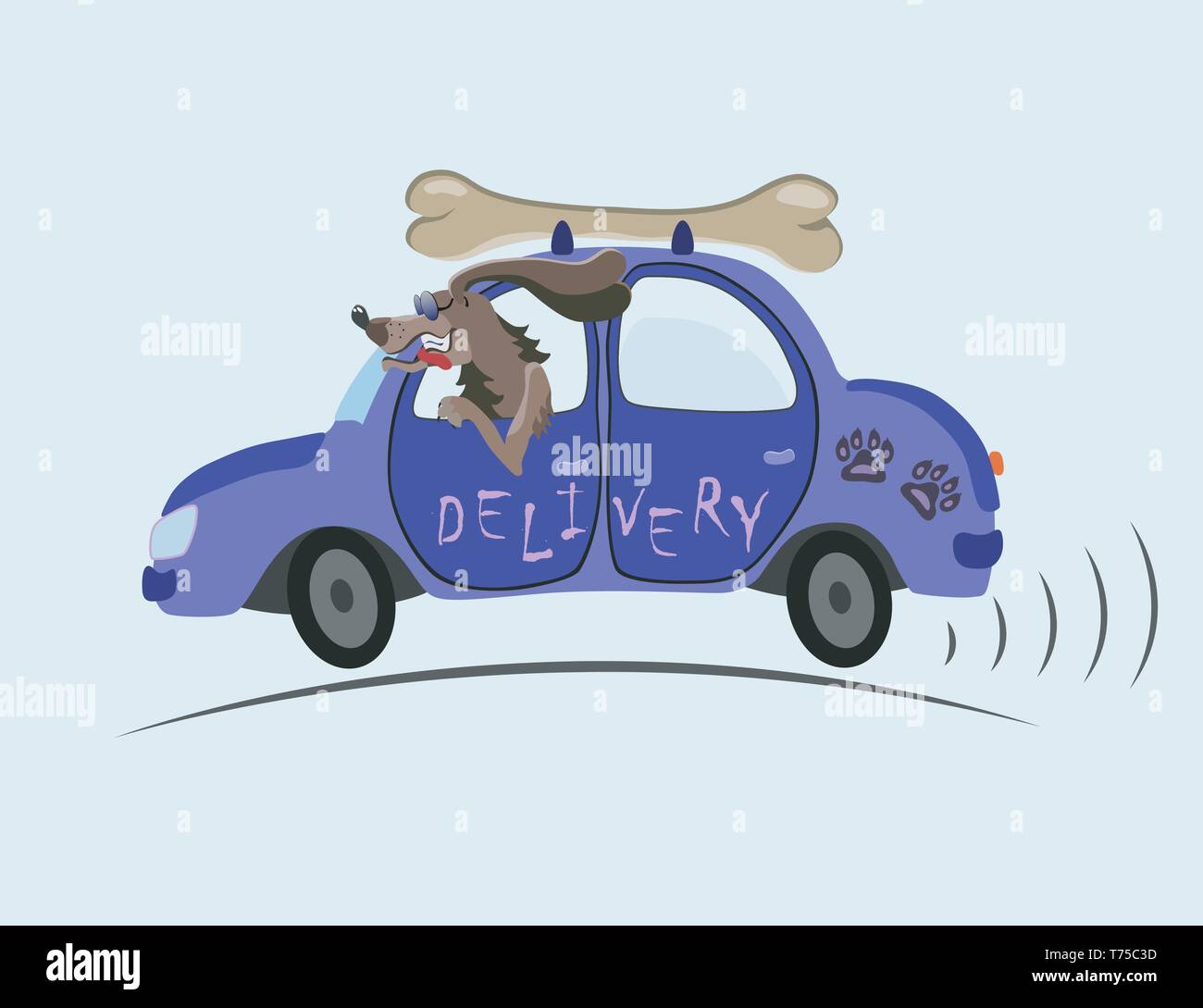 Puppy paw window Stock Vector Images - Alamy